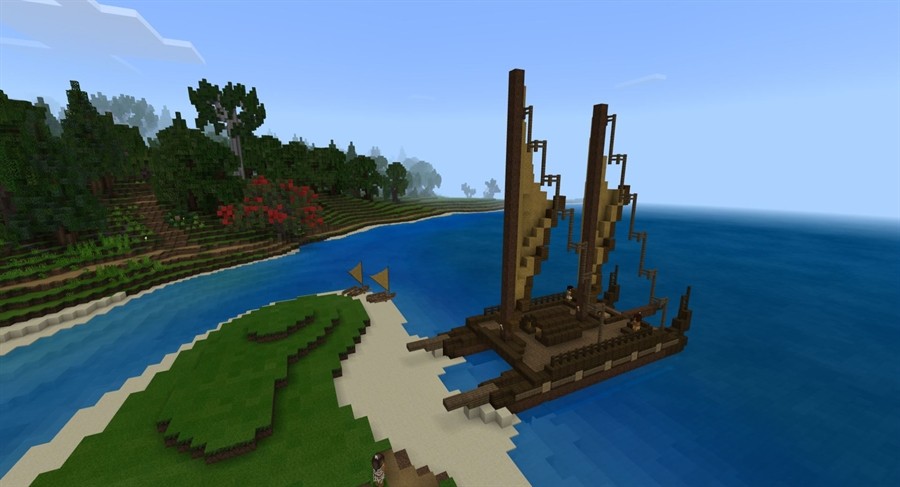 Download Boat Mod for Minecraft Bedrock Edition