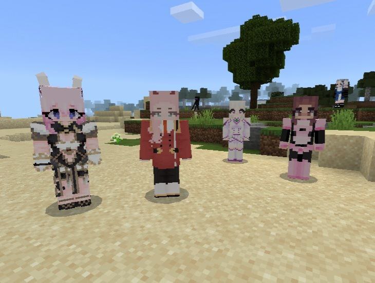 Download Girlfriend Mod for Minecraft PE: meet new beautiful mobs