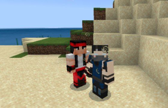 Download Mortal Kombat Mod for Minecraft PE: a big selection of weapons