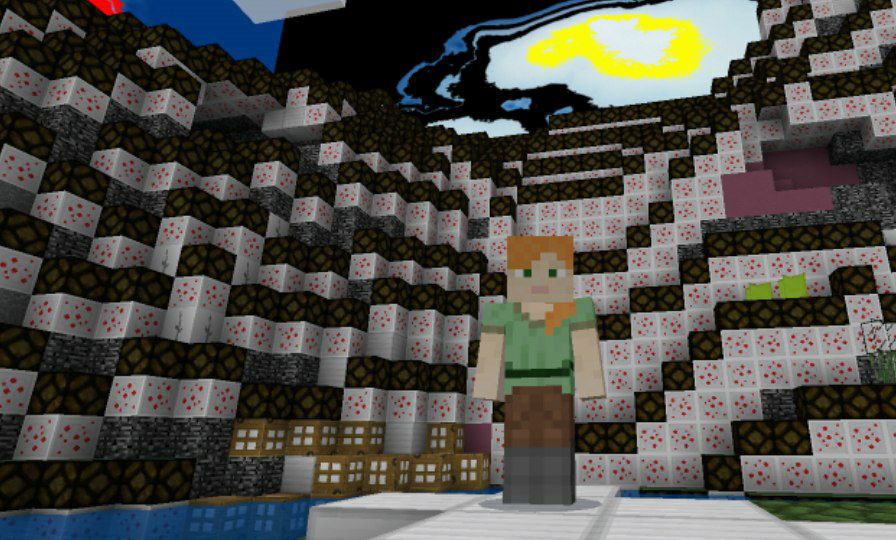 Download Cursed Texture Pack for Minecraft PE: strange and unusual