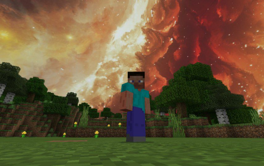 Download Sky Texture Pack for Minecraft Bedrock Edition