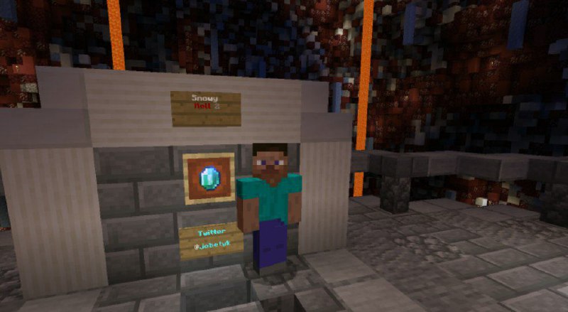 Download Snowy Survival Map for Minecraft PE: a difficult test