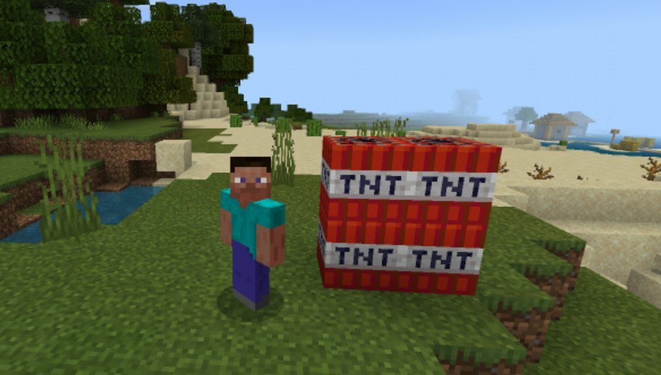 Download Dynamite Mod for Minecraft PE: explosive ideas