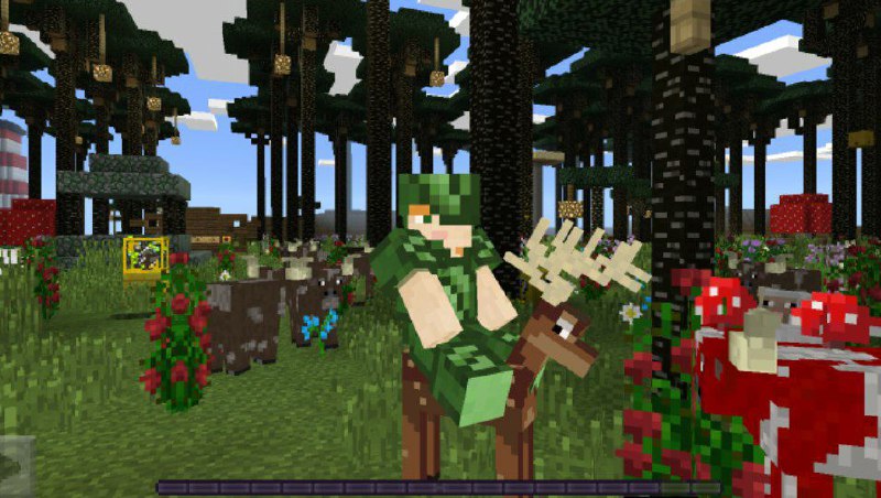 Download Twilight Forest Map for Minecraft PE: fabulous atmosphere