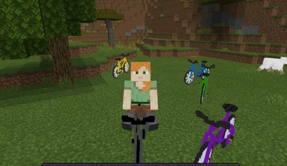 Download Bicycle Mod for Minecraft PE: eco-friendly and fast