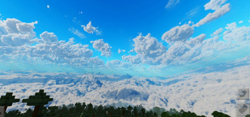 Download Clouds Mod for Minecraft Bedrock Edition
