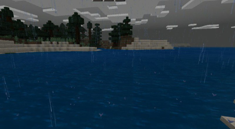 Download Rain Mod for Minecraft PE: dangerous precipitation