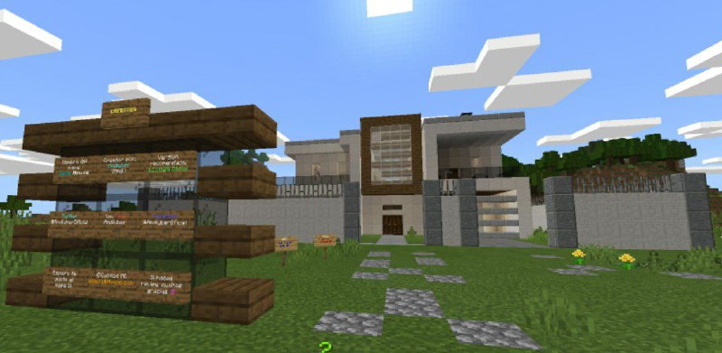 Download Safe House Map for Minecraft PE: unique protection