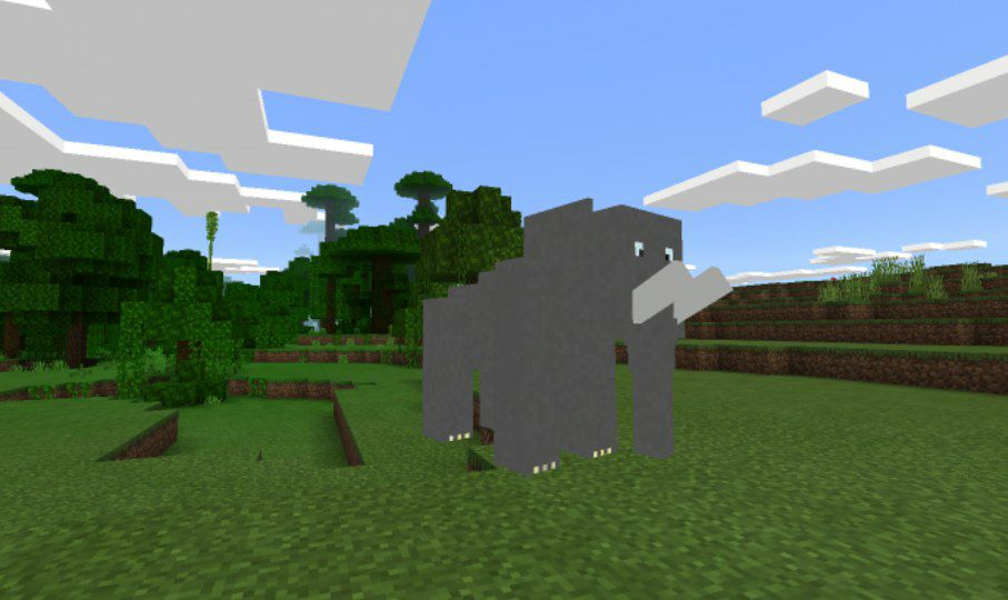 Download Elephant Mod for Minecraft PE: strong and hardy