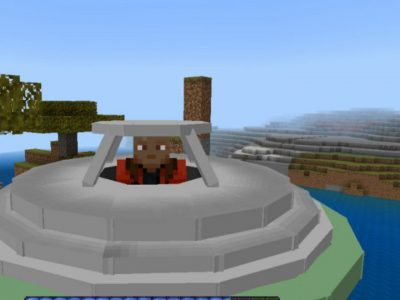 Download UFO Mod for Minecraft PE: amazing aircraft