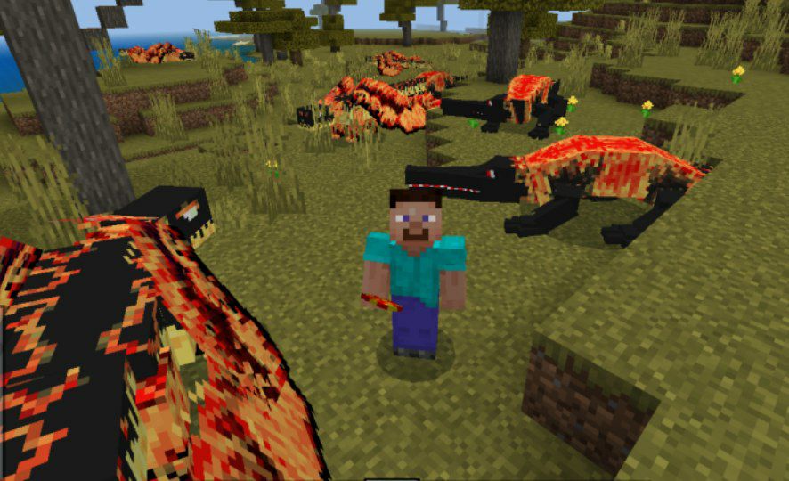 Download Infernal Beast Mod for Minecraft PE: fiery adventures