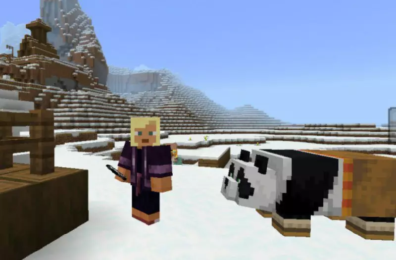 Download Kung Fu Panda Texture Pack for Minecraft PE: cute and funny