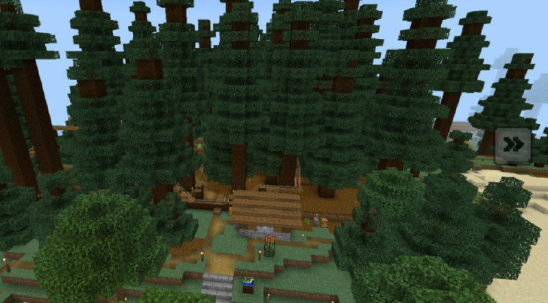 Download Taiga Map for Minecraft PE: natural history