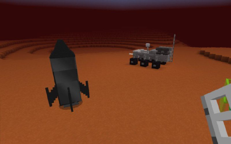 Download Mars Map for Minecraft PE: explore red planet