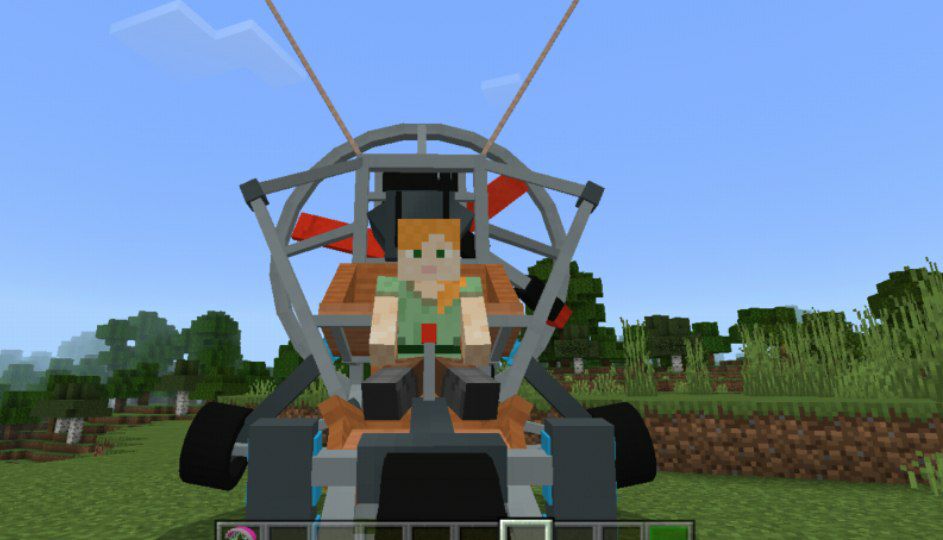 Download Parachute Mod for Minecraft PE: the art of flight