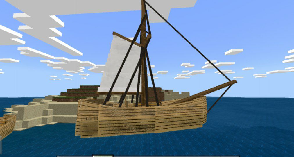 Download Ships Mod for Minecraft PE: sea adventures