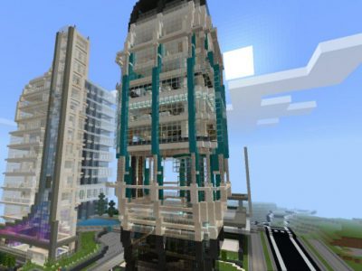 Zombie Apocalypse City Map for Minecraft PE Download: Apocalyptic City Map