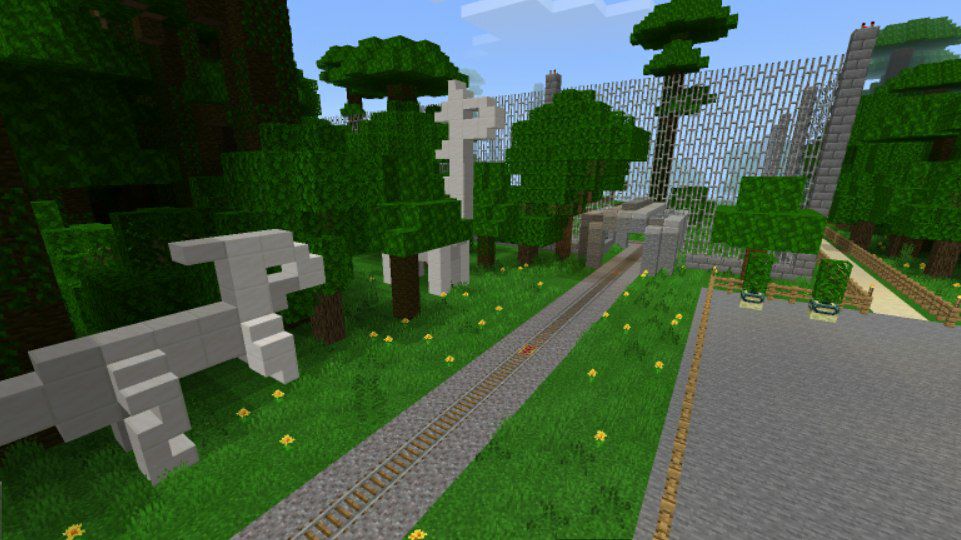 Download Prehistoric Park Map for Minecraft PE: Prehistoric Park Map ...