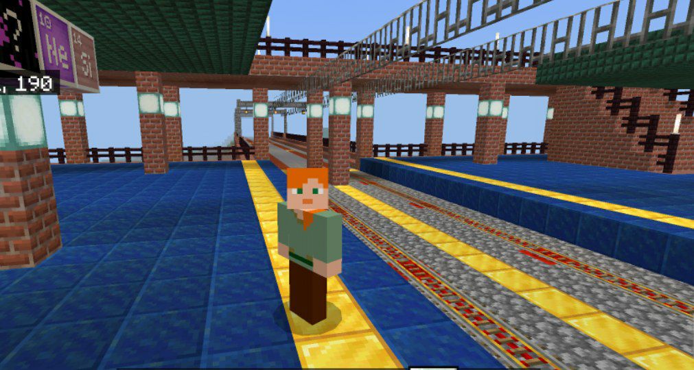 Download Nanobana Kinako Train Map for Minecraft PE: Nanobana Kinako ...