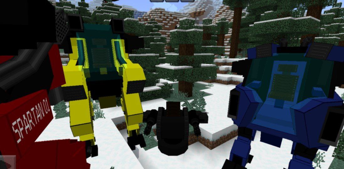 Download Spartans Mech Mod for Minecraft PE: Spartans Mech Mod for ...