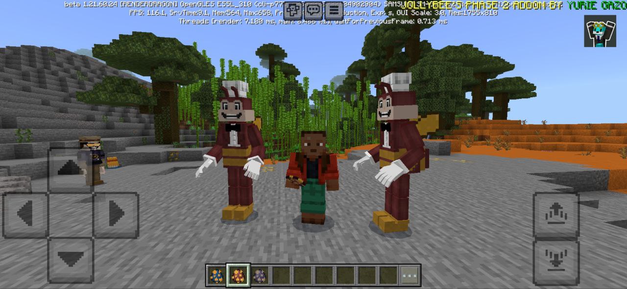 Download Jollybee Mod for Minecraft Bedrock Edition