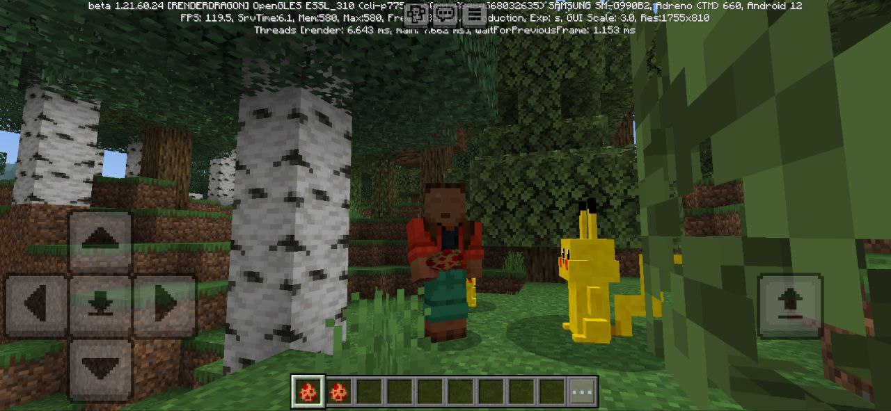 Download Pikachu Mod for Minecraft Bedrock Edition
