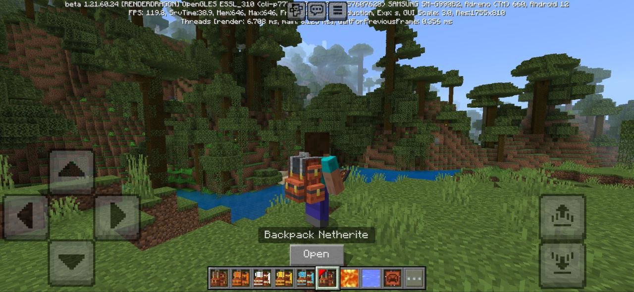 Download Sophisticated Backpacks Mod for Minecraft Bedrock