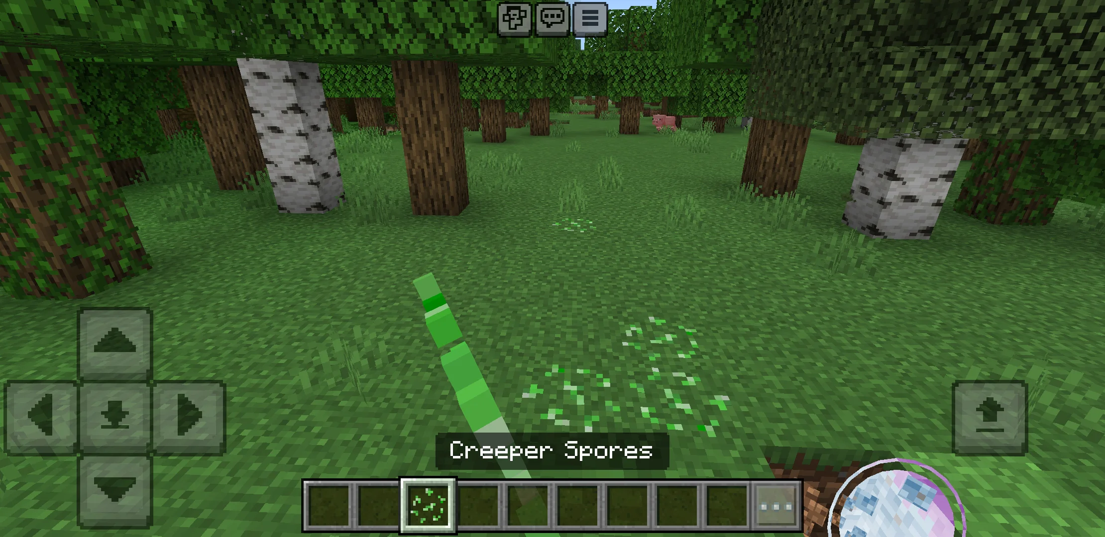 Download Creeper Spores Mod for Minecraft Bedrock Edition