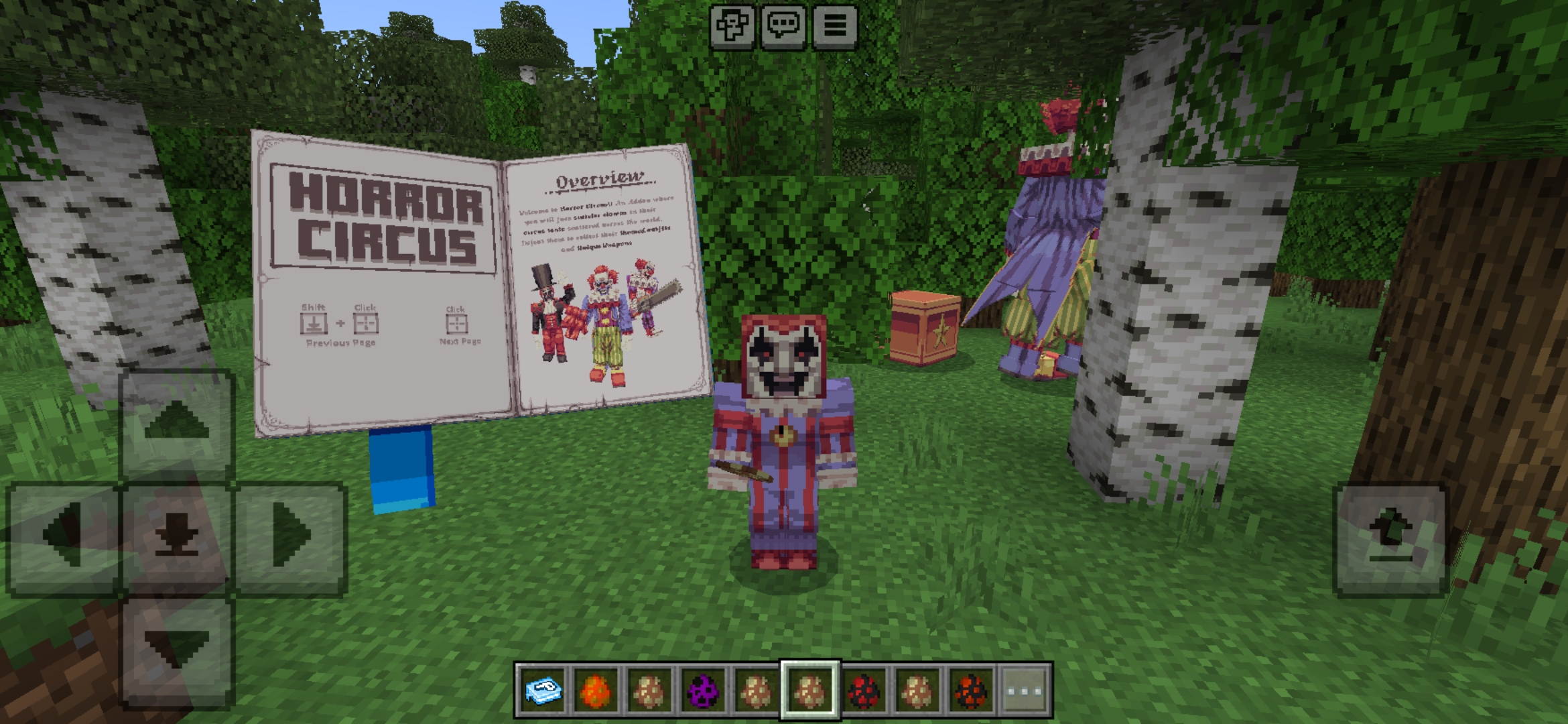 Download Horror Circus Mod for Minecraft Bedrock Edition