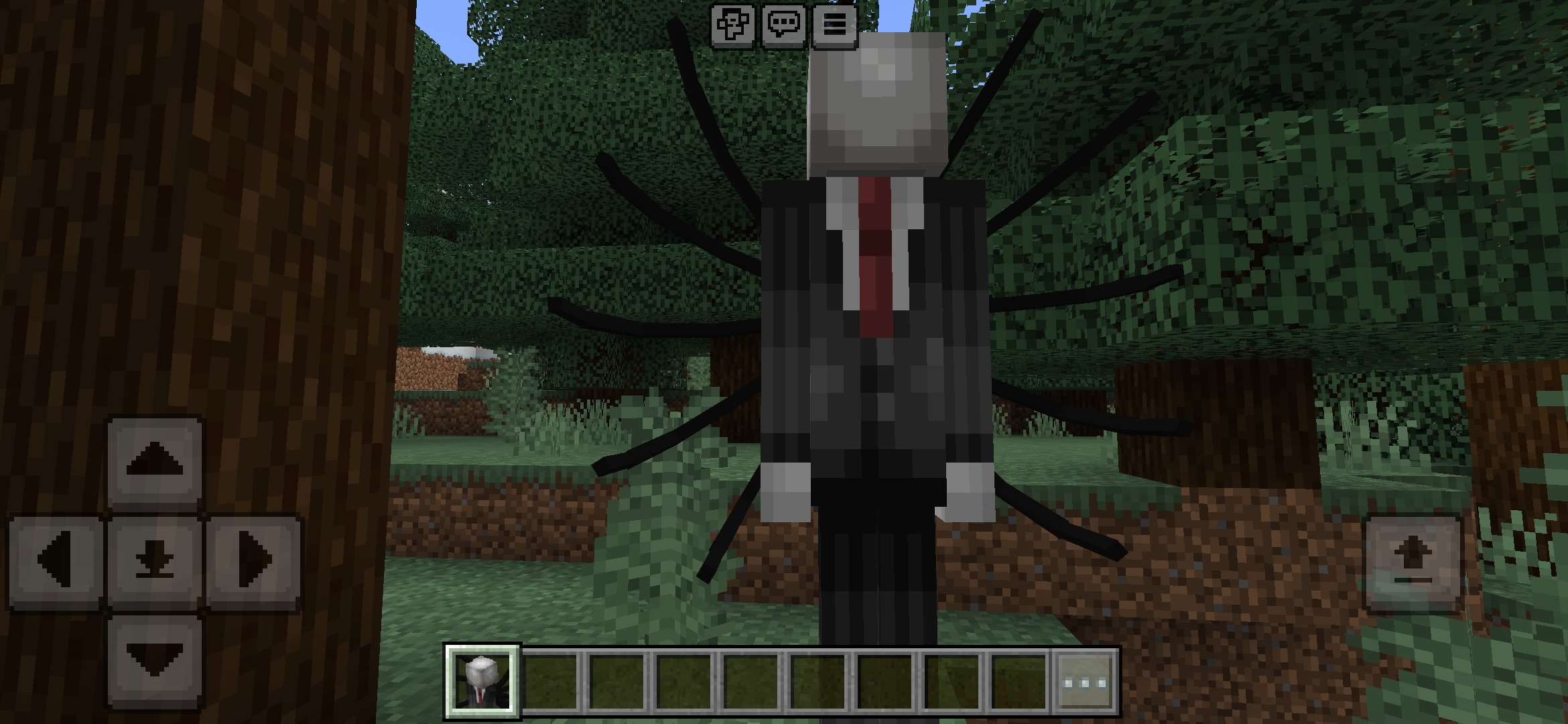 Download Slenderman Mod for Minecraft Bedrock Edition