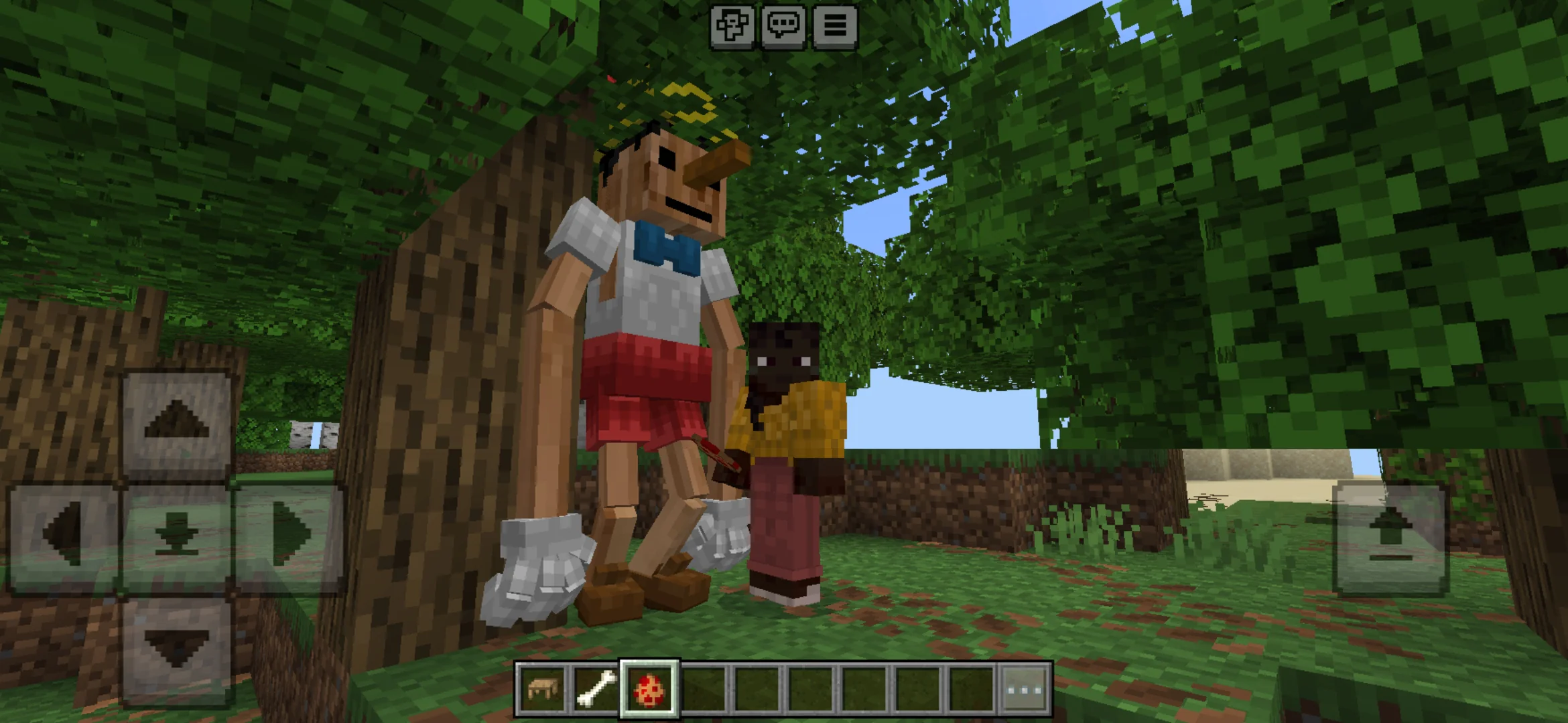 Download Dweller Pinocchio Mod for Minecraft Bedrock Edition