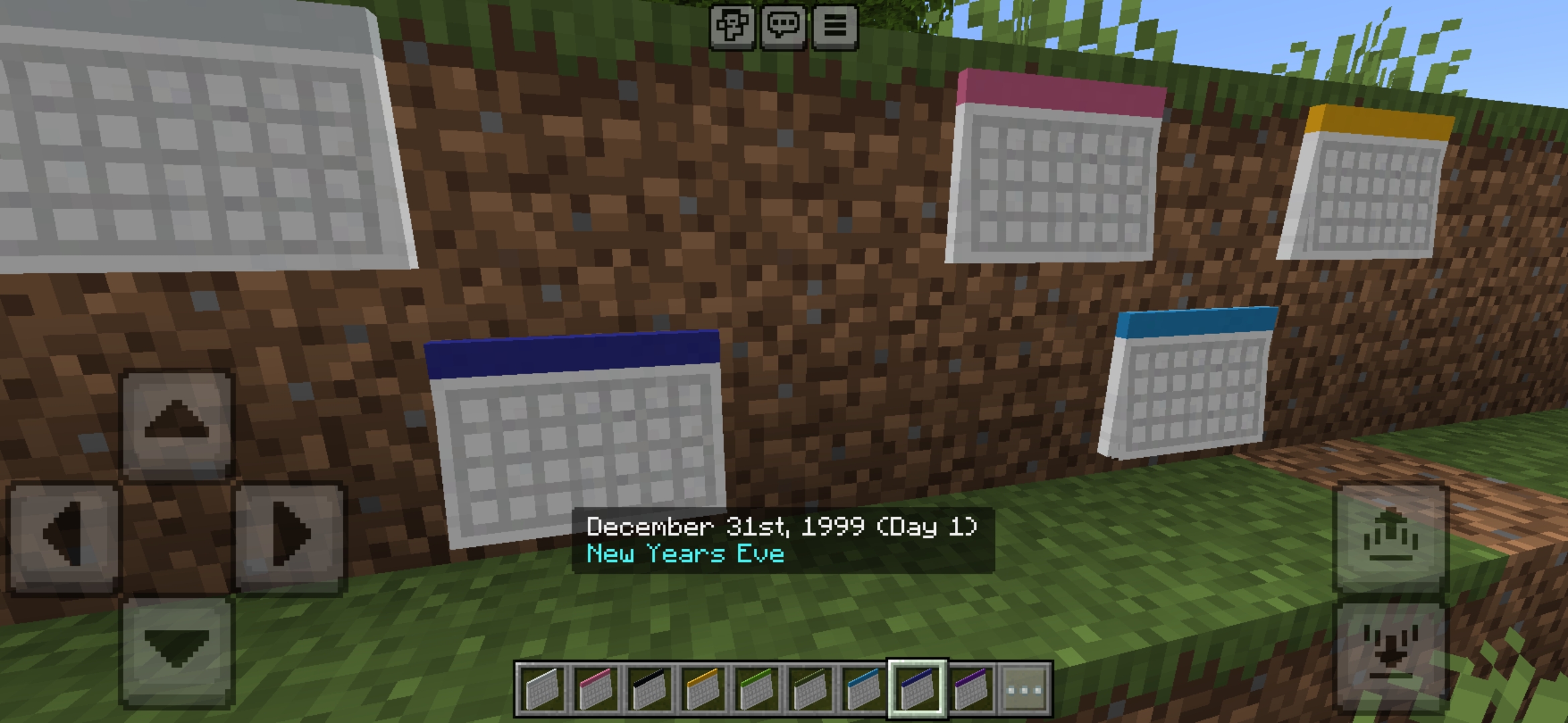 Download Calendars Mod for Minecraft Bedrock Edition
