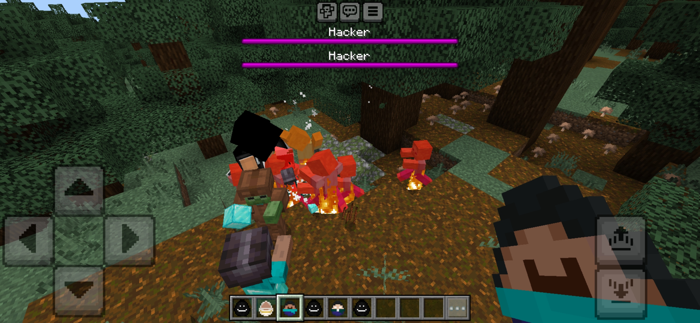 Download Noob Pro Hacker God Mod for Minecraft Bedrock Edition