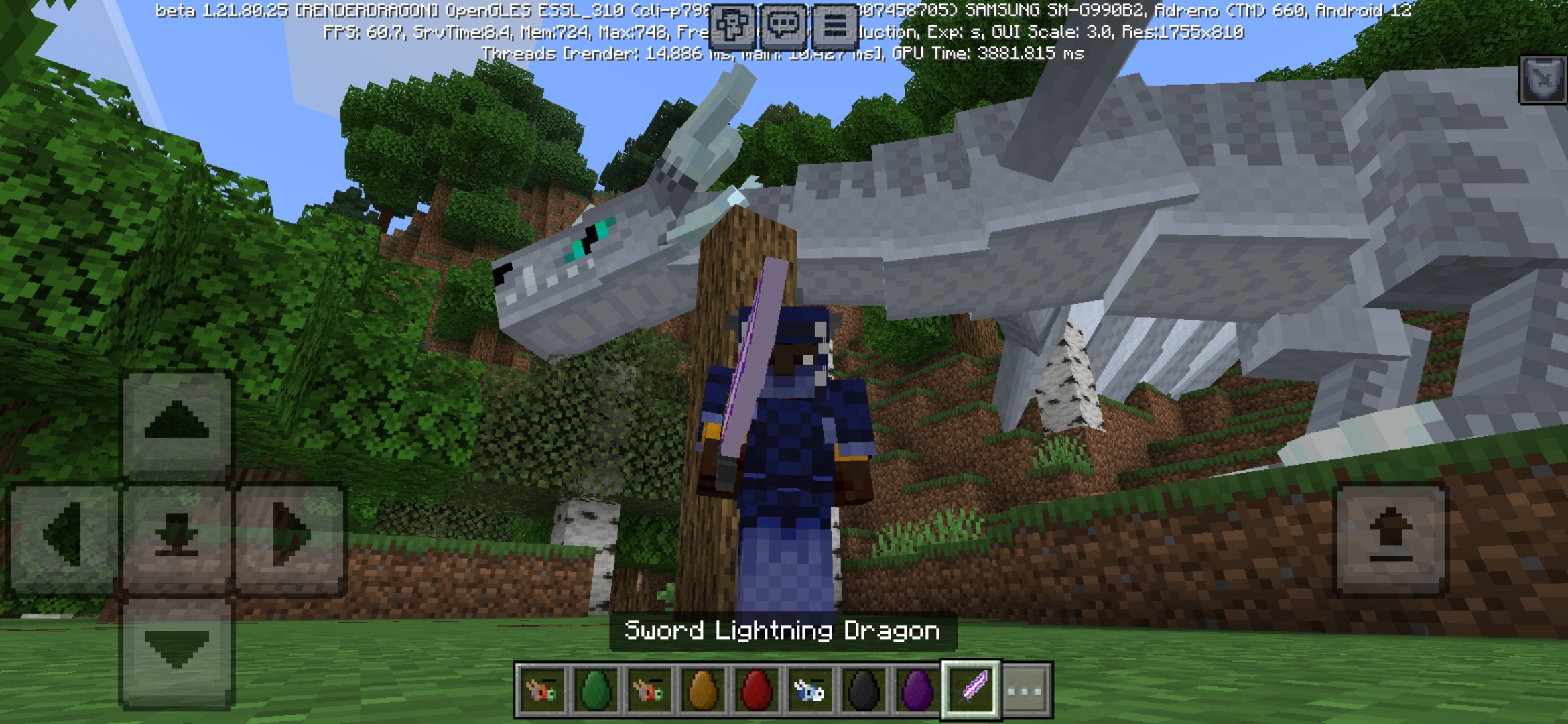 Download Frost and Flames Mod for Minecraft Bedrock Edition