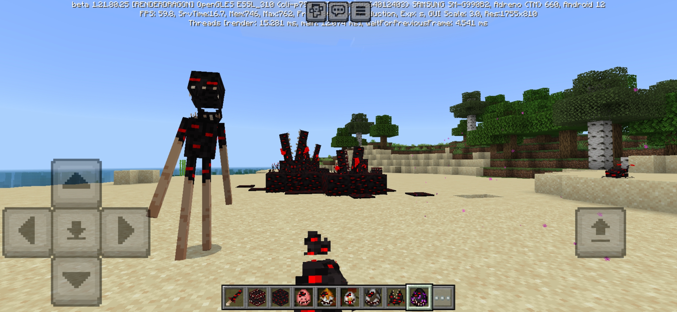 Download Infection Gaze Gloom Mod for Minecraft Bedrock Edition