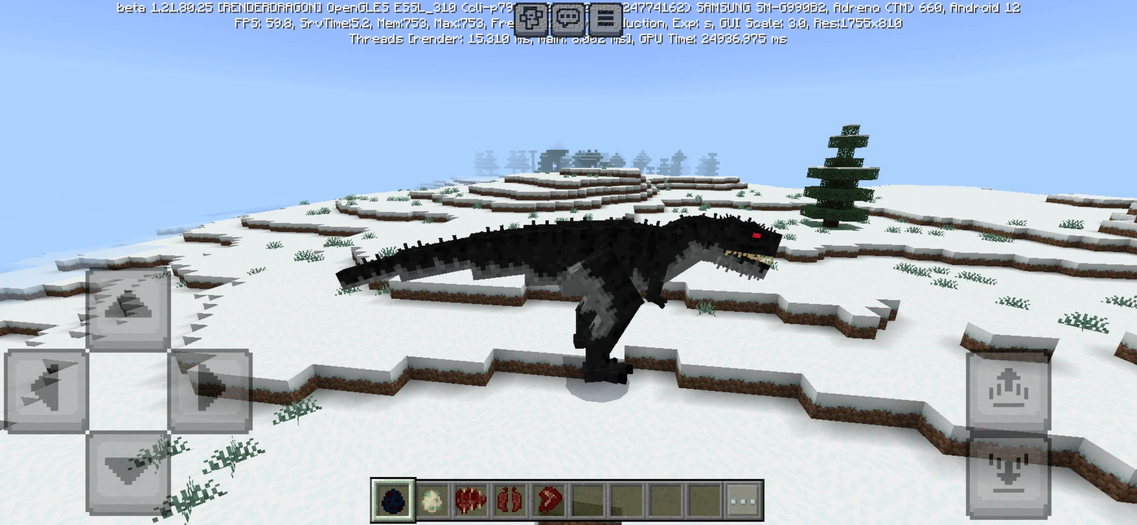 Download T-Rex Mod for Minecraft Bedrock Edition
