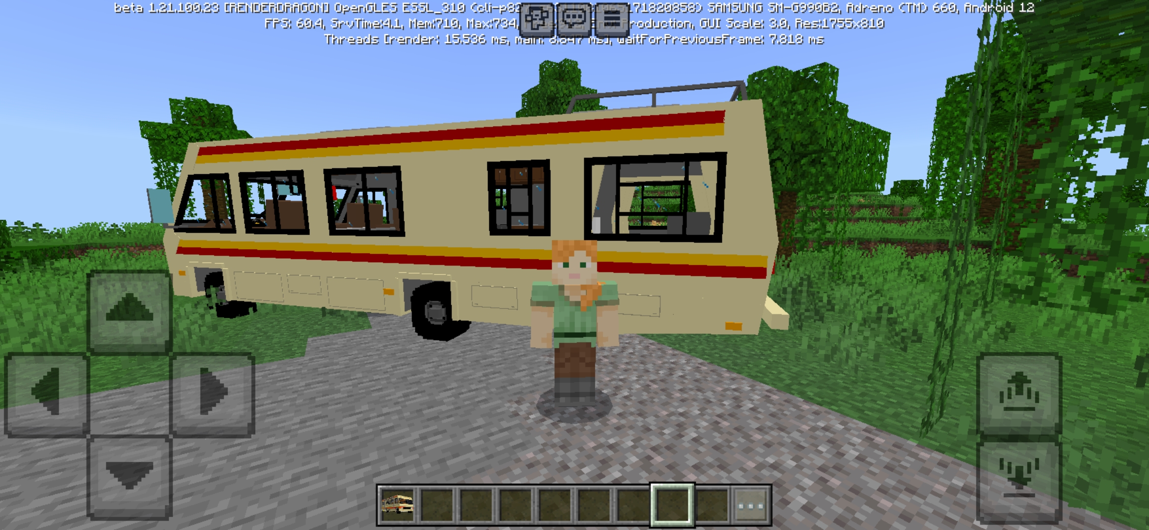 Download Breaking Bad Car Mod for Minecraft Bedrock Edition