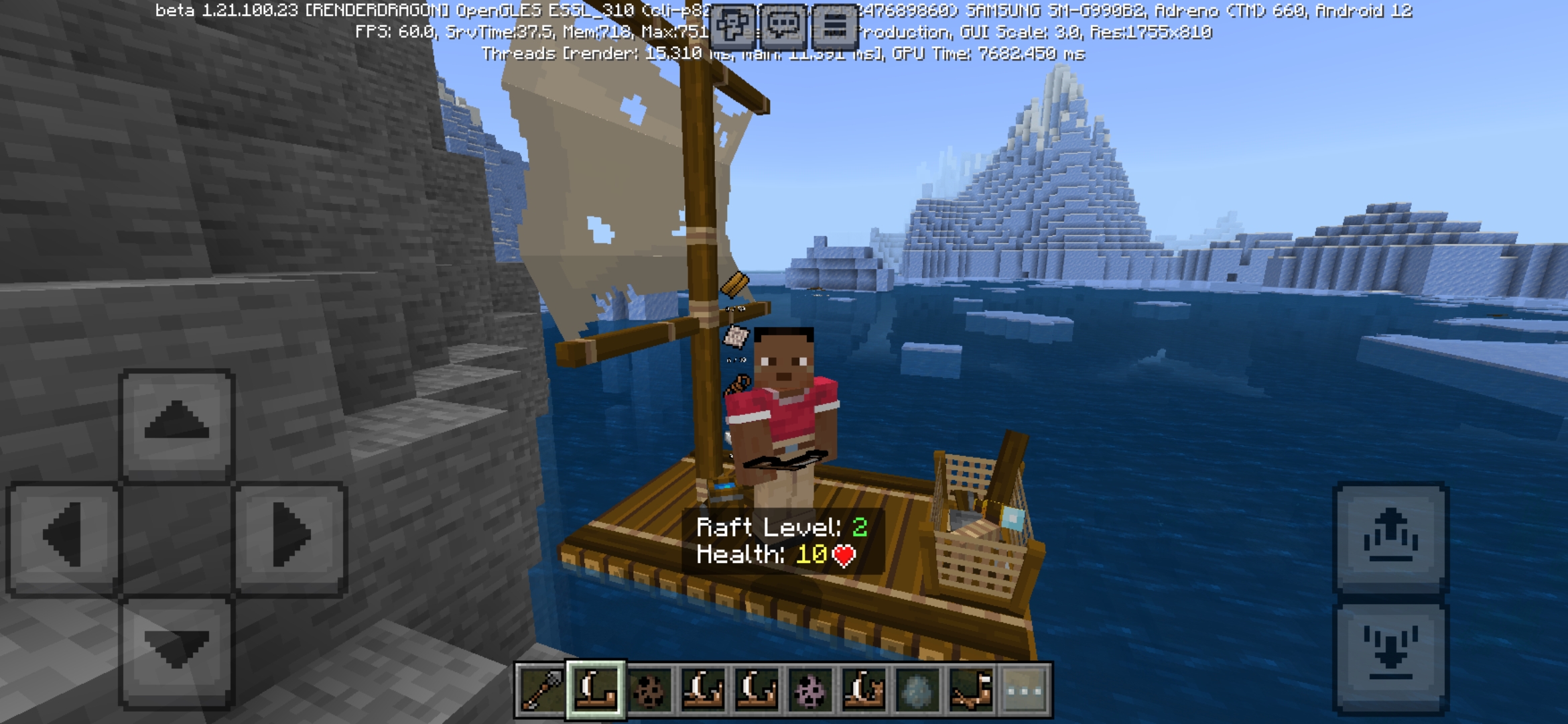 Download Raft Survival Mod for Minecraft Bedrock Edition