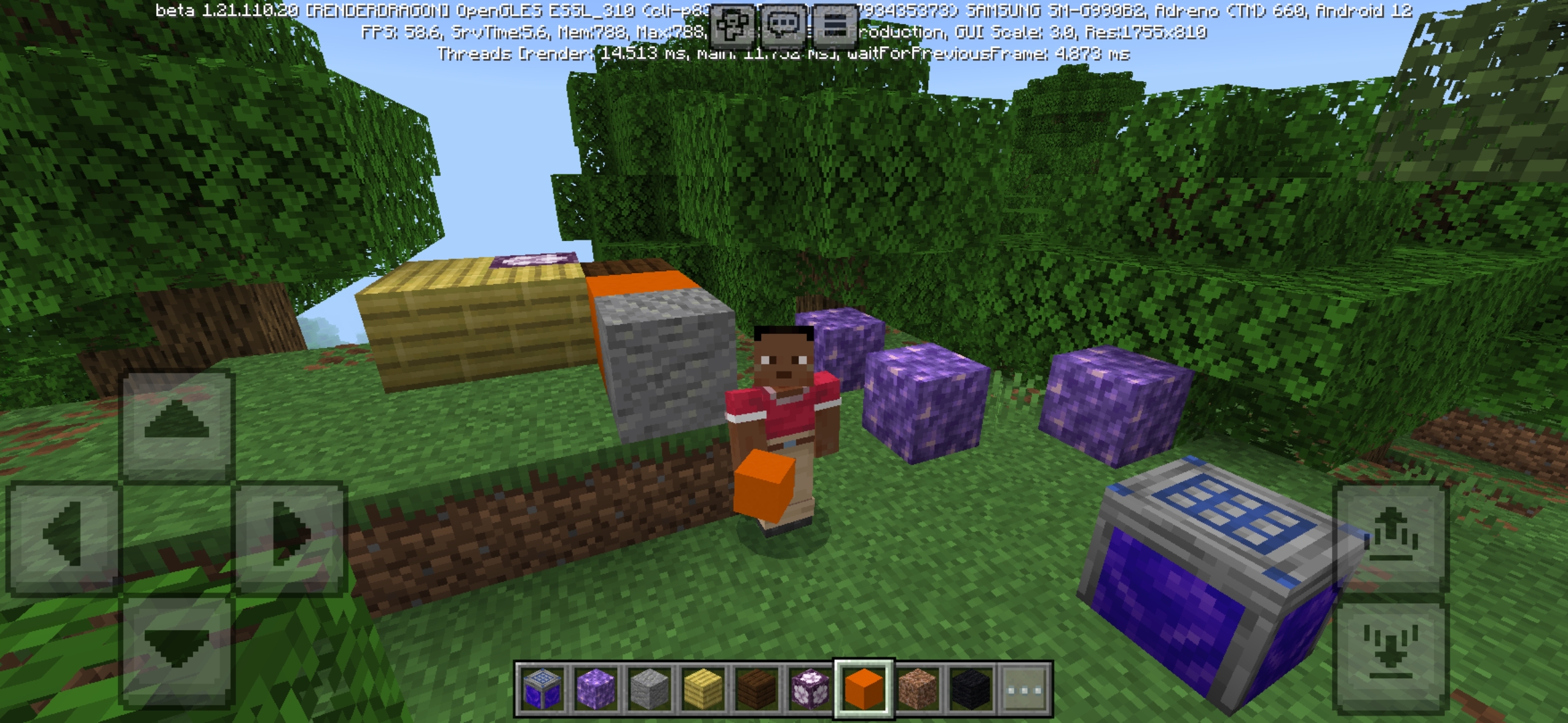Download Walk Through Blocks Mod for Minecraft Bedrock Edition