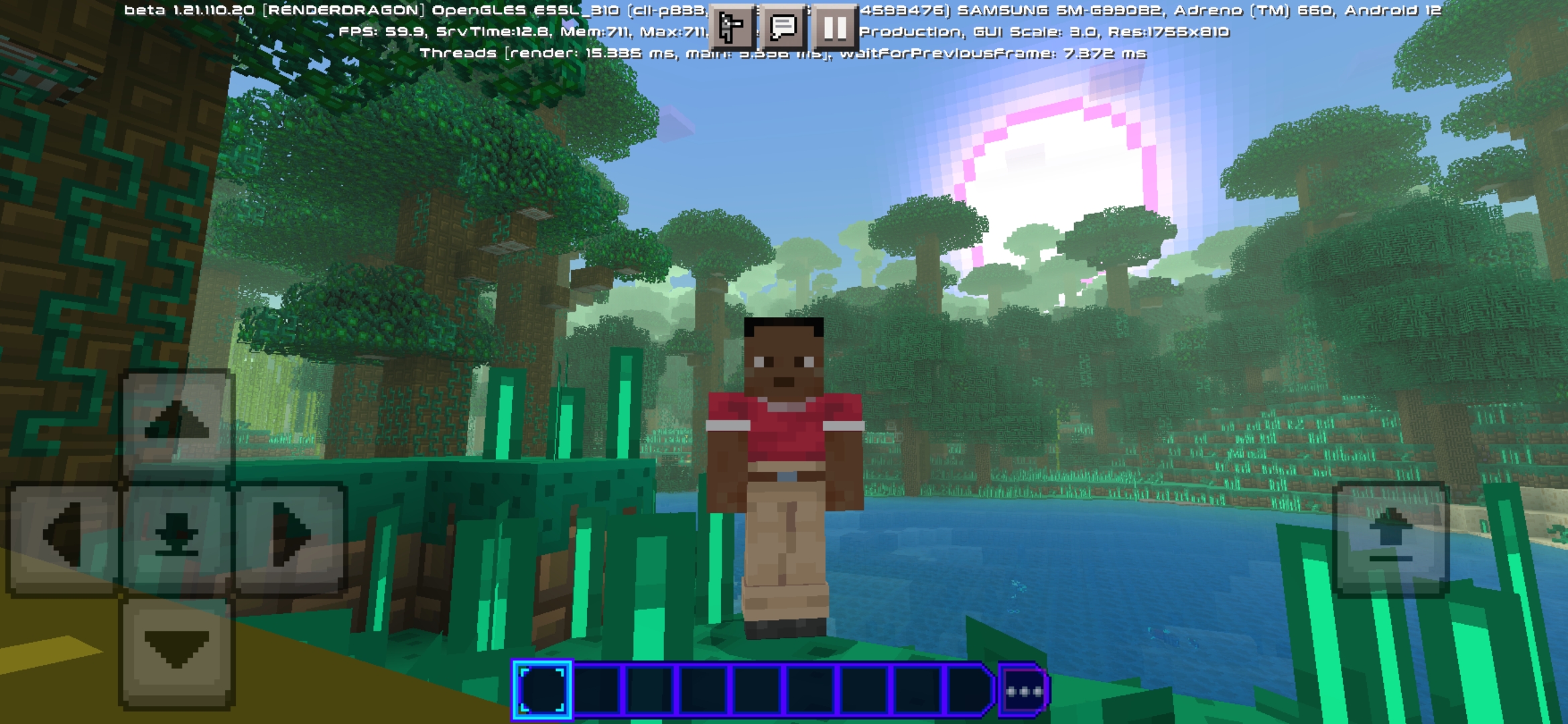 Download Cyberpunk Neon Texture Pack for Minecraft Bedrock