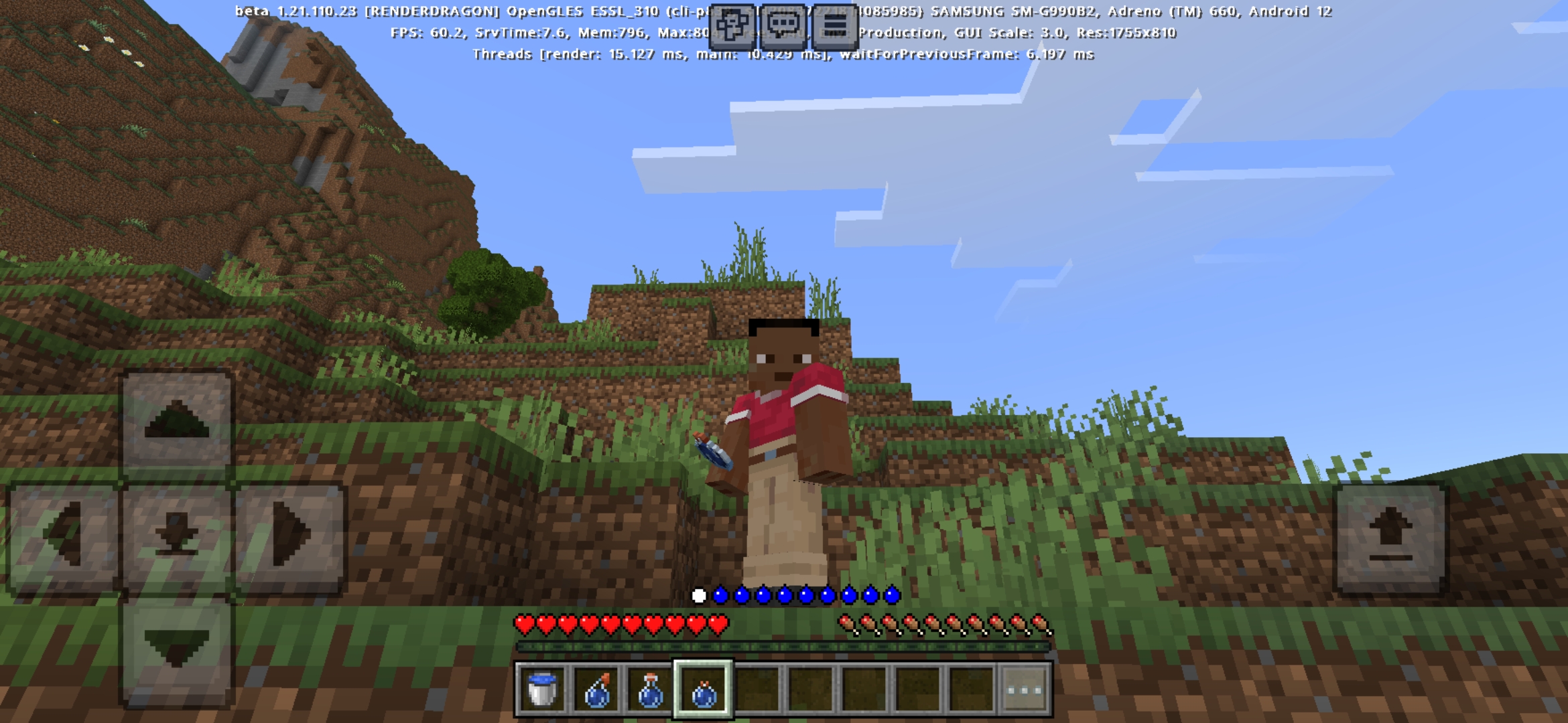 Download Thirst Mod for Minecraft Bedrock Edition