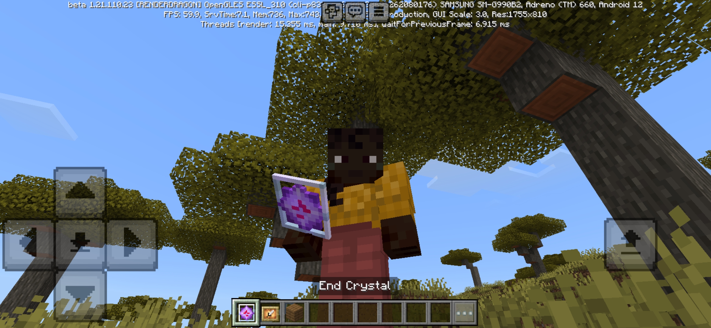 Download Crystal Optimizer Texture Pack for Minecraft Bedrock