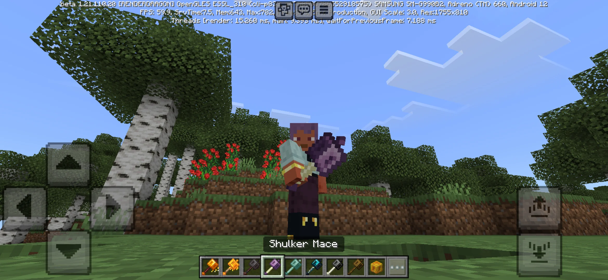 Download Mace Mod for Minecraft Bedrock Edition