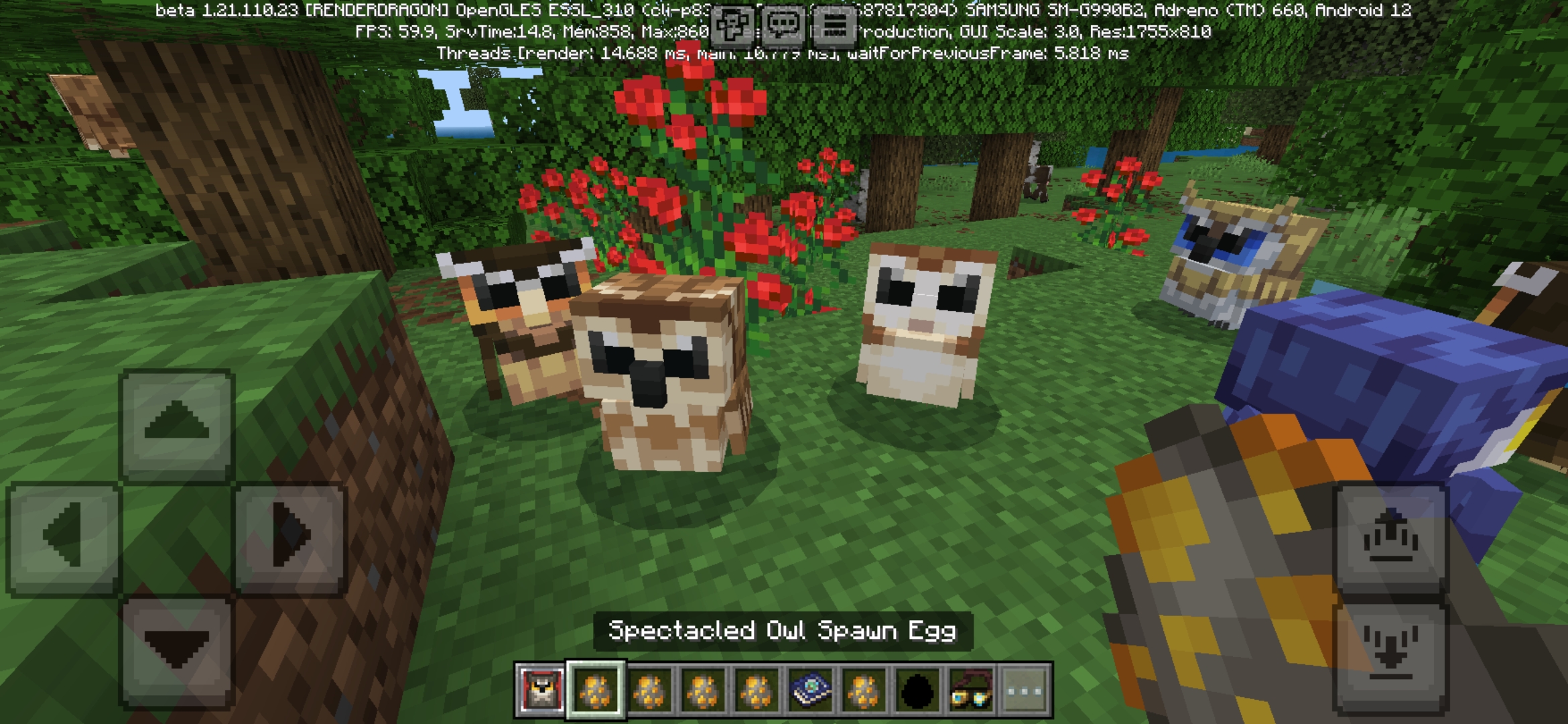 Download Owls Mod for Minecraft Bedrock Edition