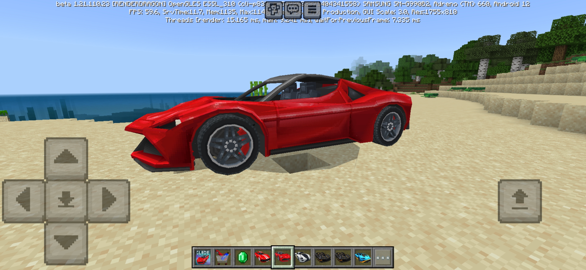 Download Realism Cars Mod for Minecraft Bedrock Edition