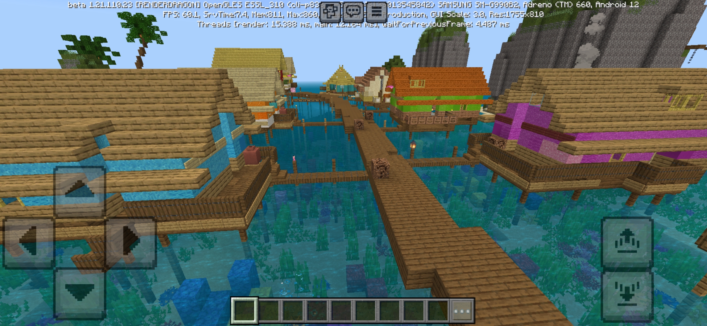 Download Rising Lava Survival Map for Minecraft Bedrock Edition