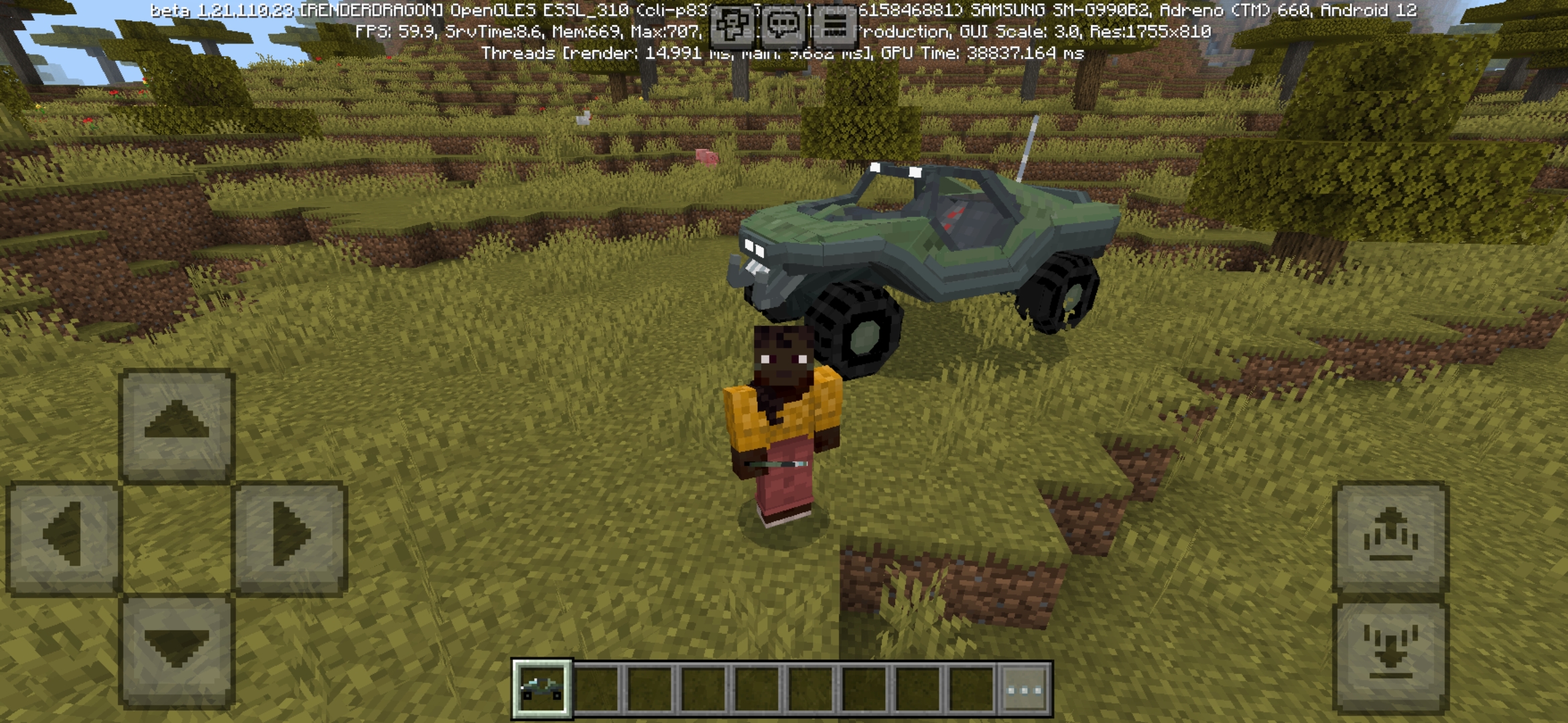 Download Ultimate Warthog Mod for Minecraft Bedrock Edition