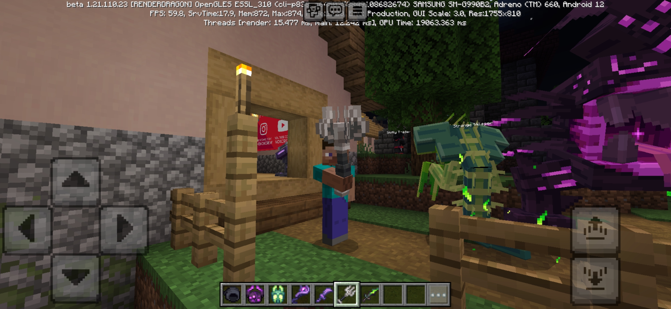 Download Void Weapon Mod for Minecraft Bedrock Edition