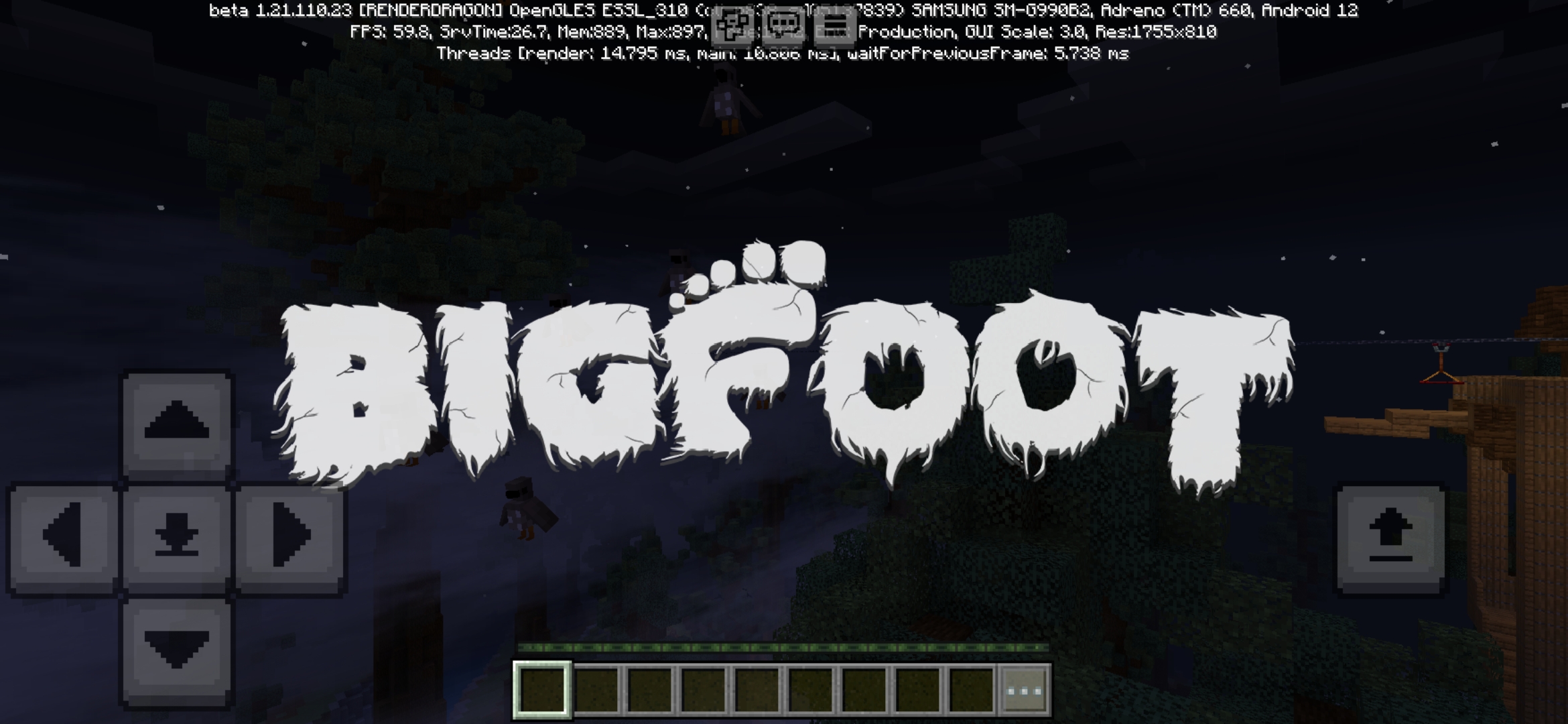 Download Bigfoot Map for Minecraft Bedrock Edition