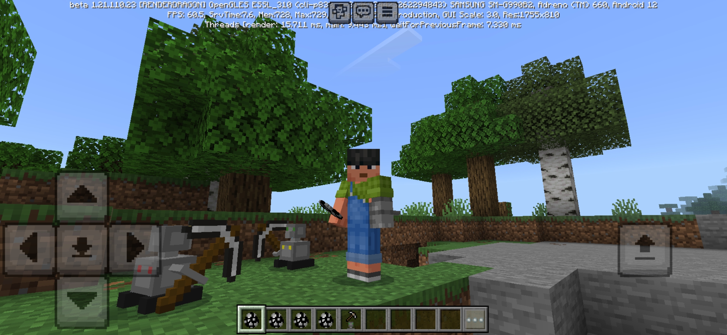 Download Robot Assistants Mod for Minecraft Bedrock Edition